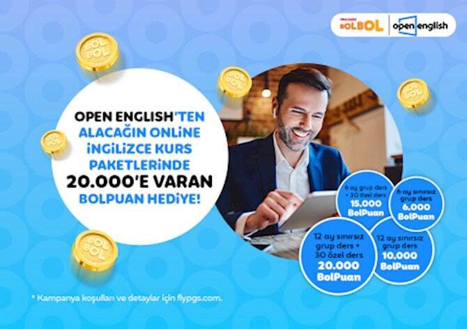 Pegasus BolBol & Open English İş Birliği | Kampanya Detay | Pegasus ...