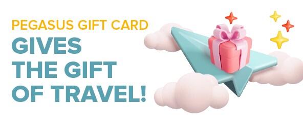 Flight Tickets Gift Card | Pegasus Airlines